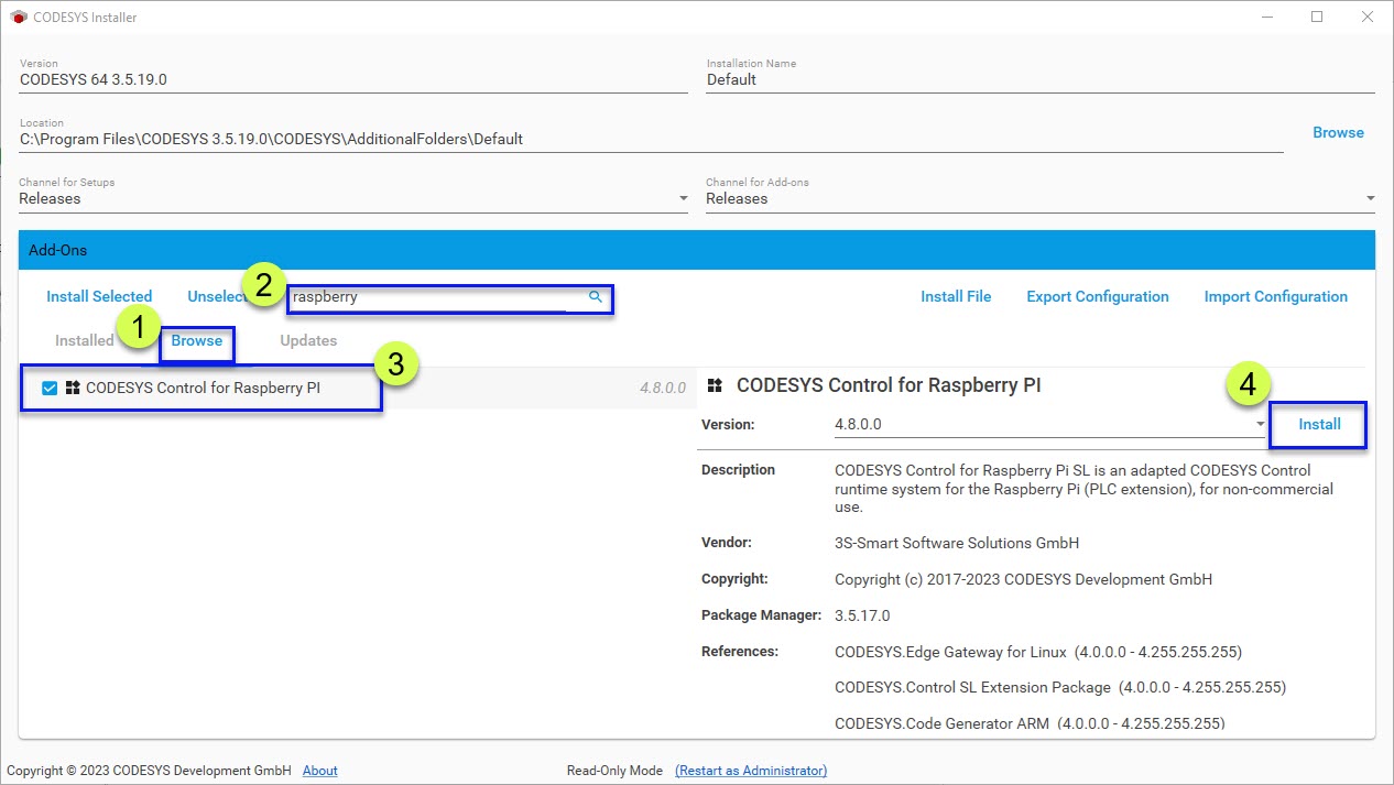 Getting started with EdgeBox RPi 200 and CODESYS
