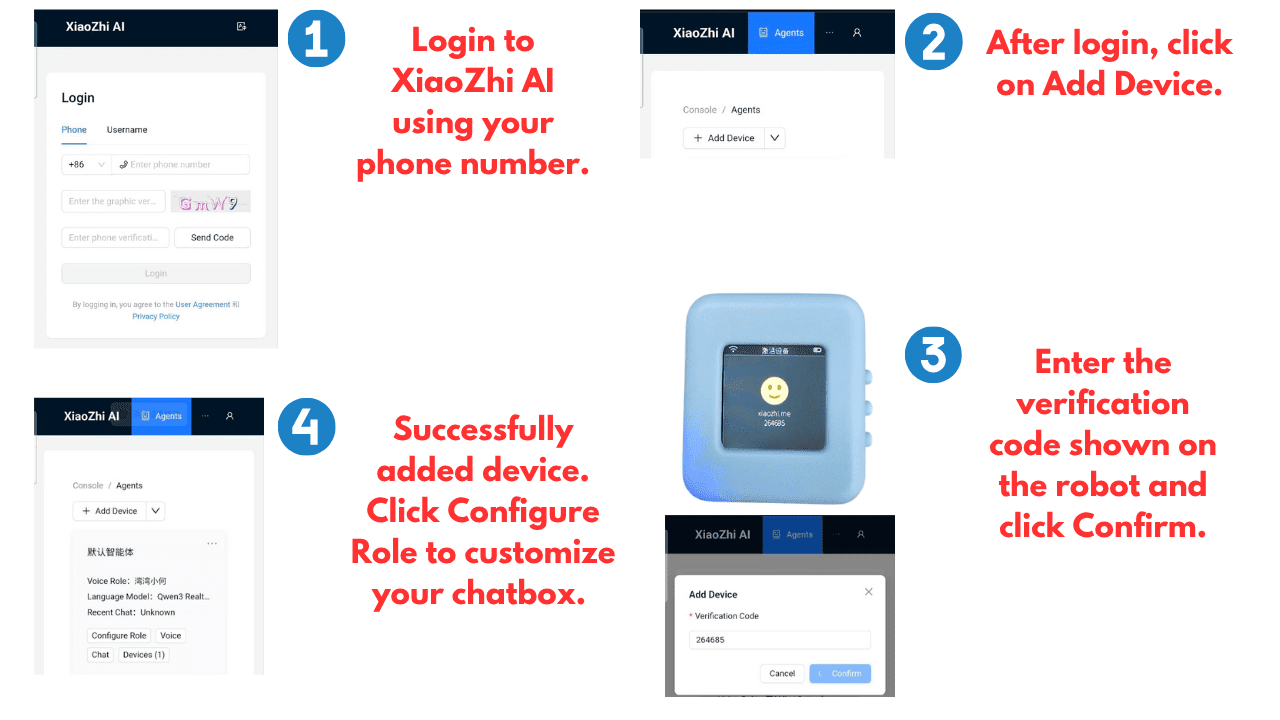 Getting Started with ESP32 XiaoZhi AI Voice Chat Box