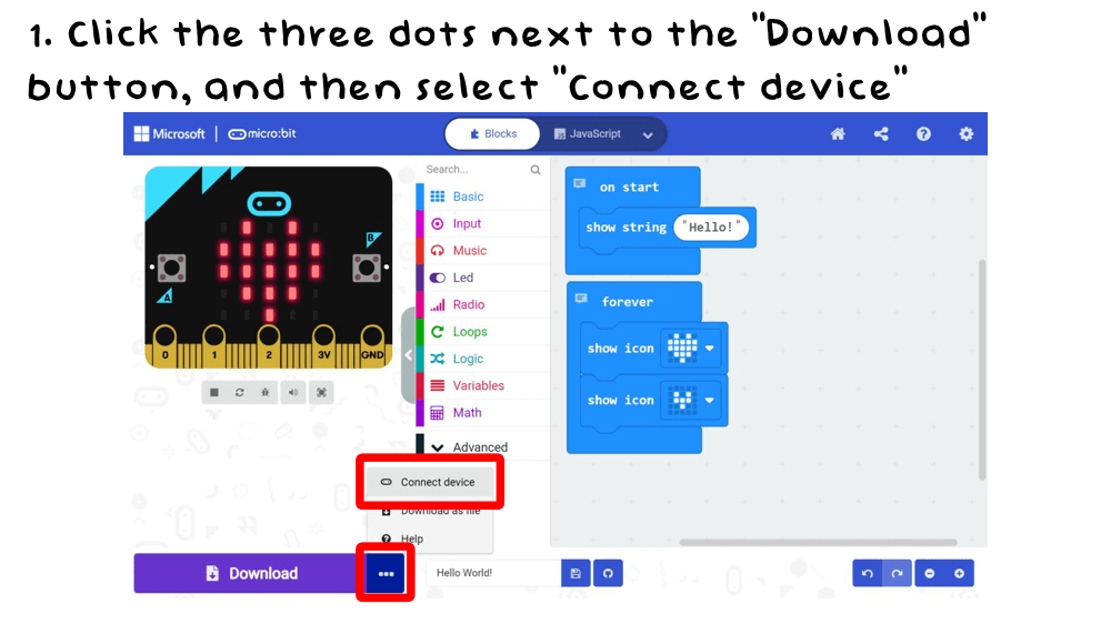 MakeCode Extensions and Flashing the Code