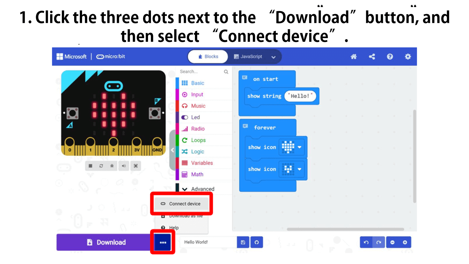 MakeCode Extensions and Flashing the Code