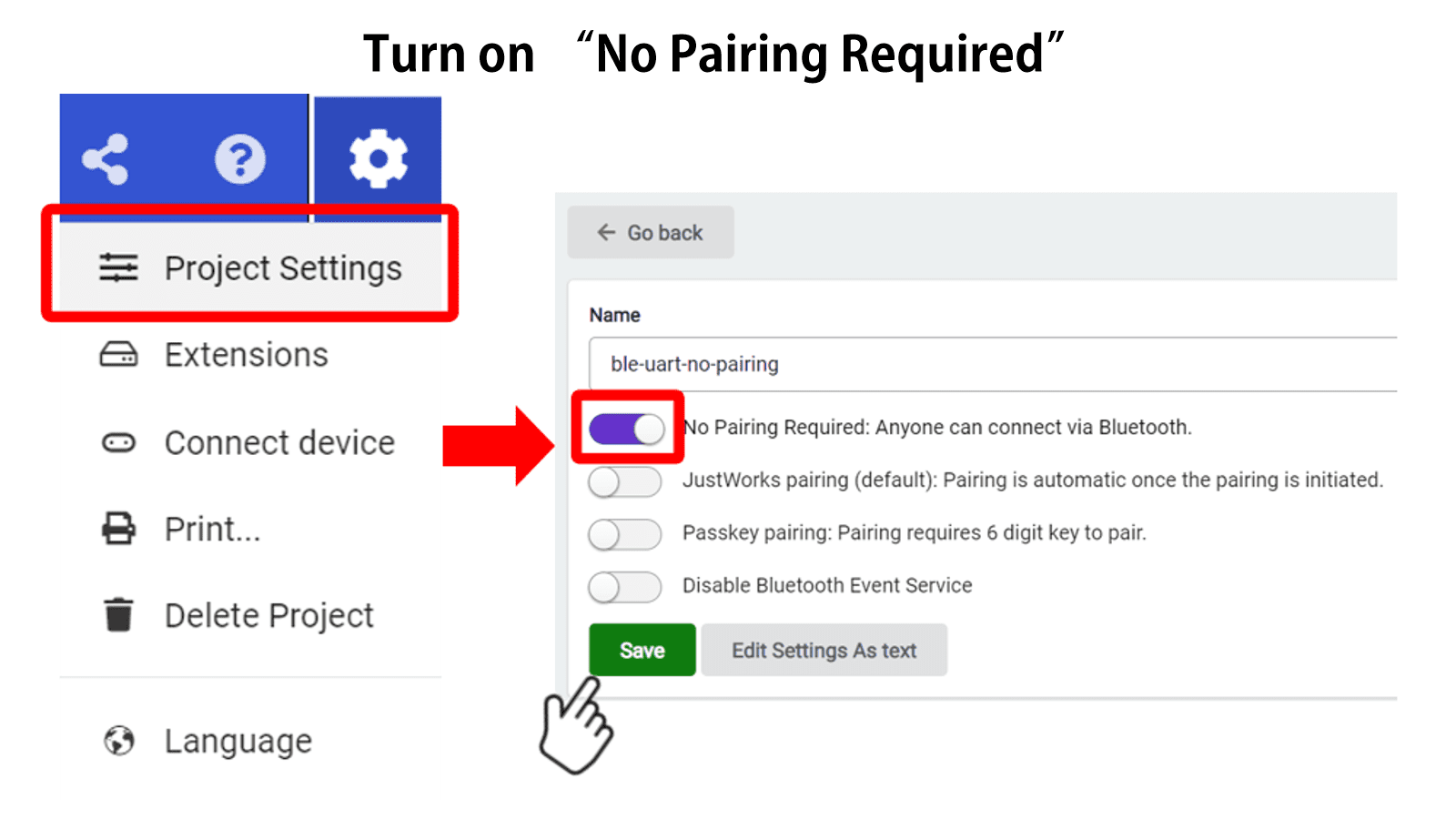 Remote Control via Bluetooth using Smartphone