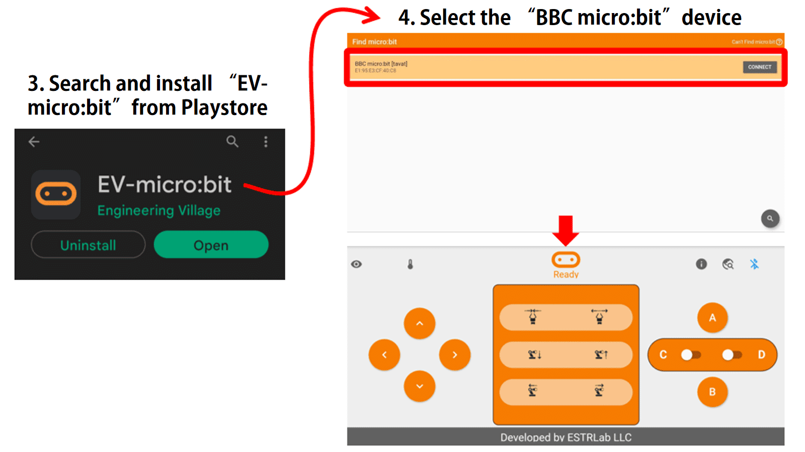 Remote Control via Bluetooth using Smartphone