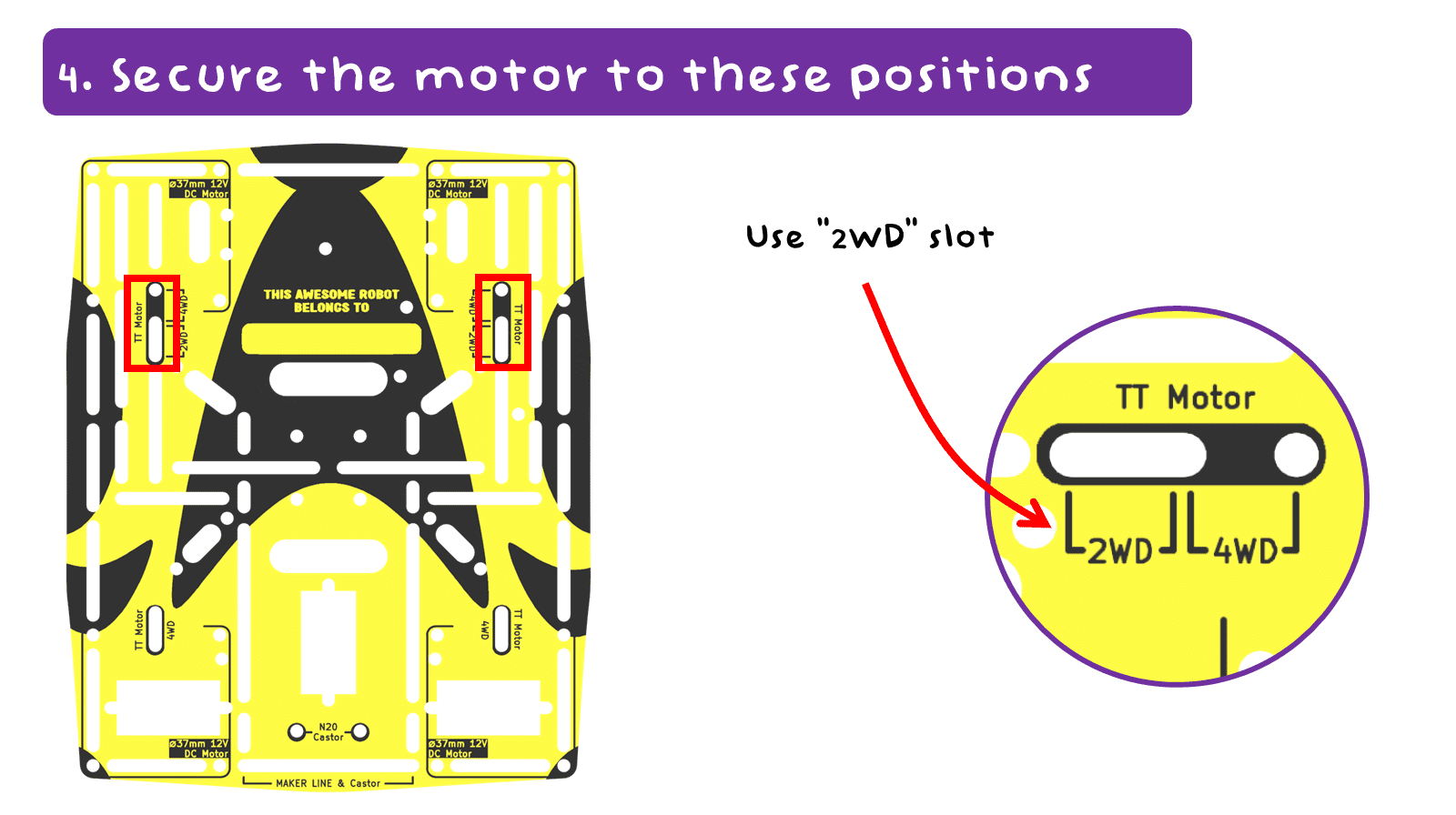 Double Base 2WD Full Assembly