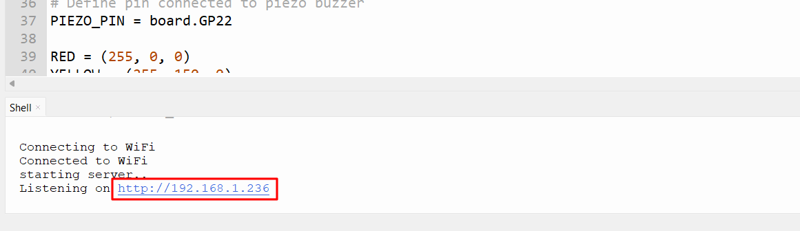 IoT Simple HTTP Server