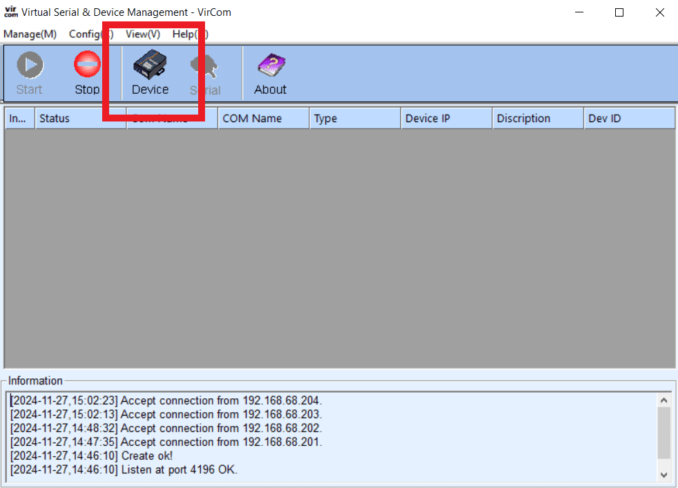 Getting Started With RS485 Server Getting Started With RS485 Server