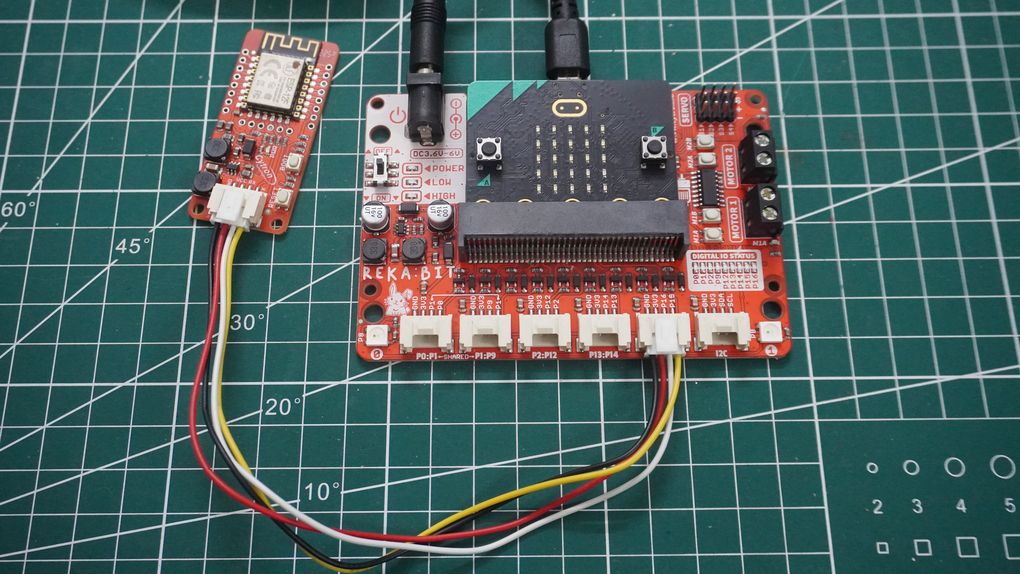 Using Grove WiFi 8266 with micro:bit for WiFi & Telegram