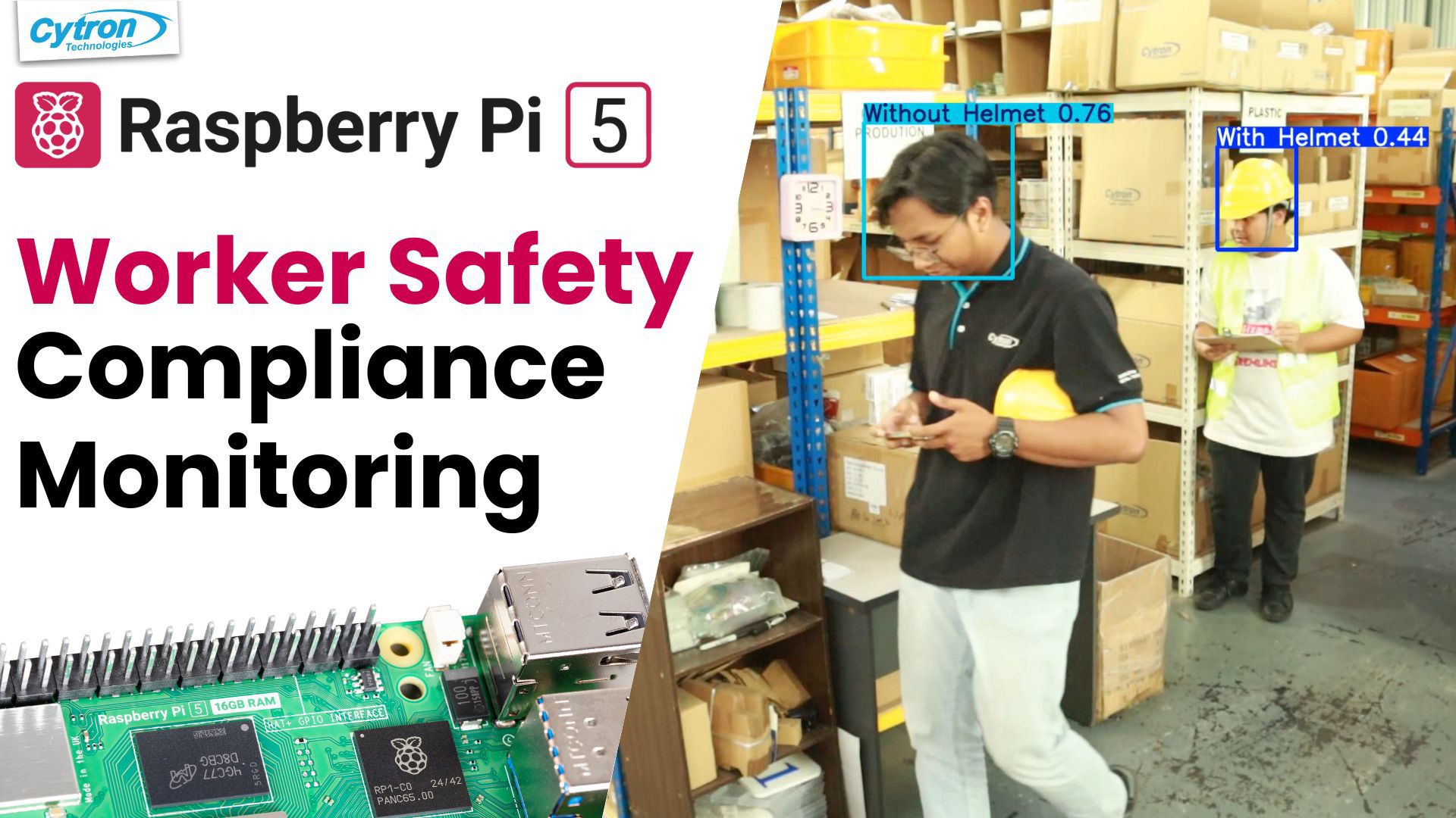 Helmet Detection With Raspberry Pi 5 Using Yolov5 And Training On Windows