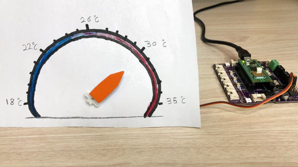 How to Create Temperature Gauge Using Pi Pico