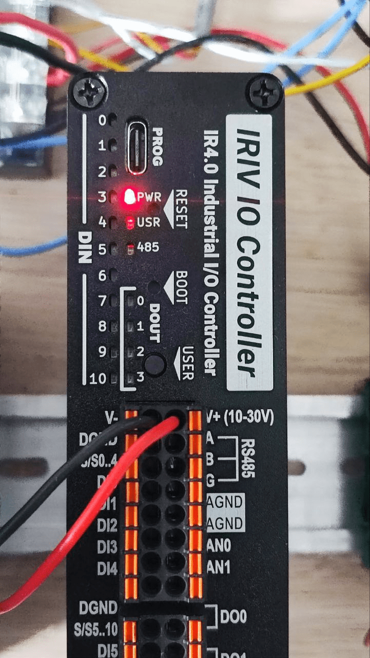 How To Power Up The IRIV IO Controller