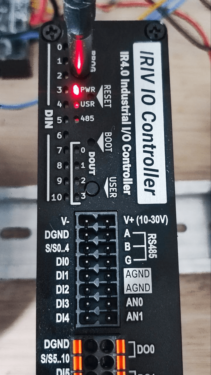 How To Power Up The IRIV IO Controller