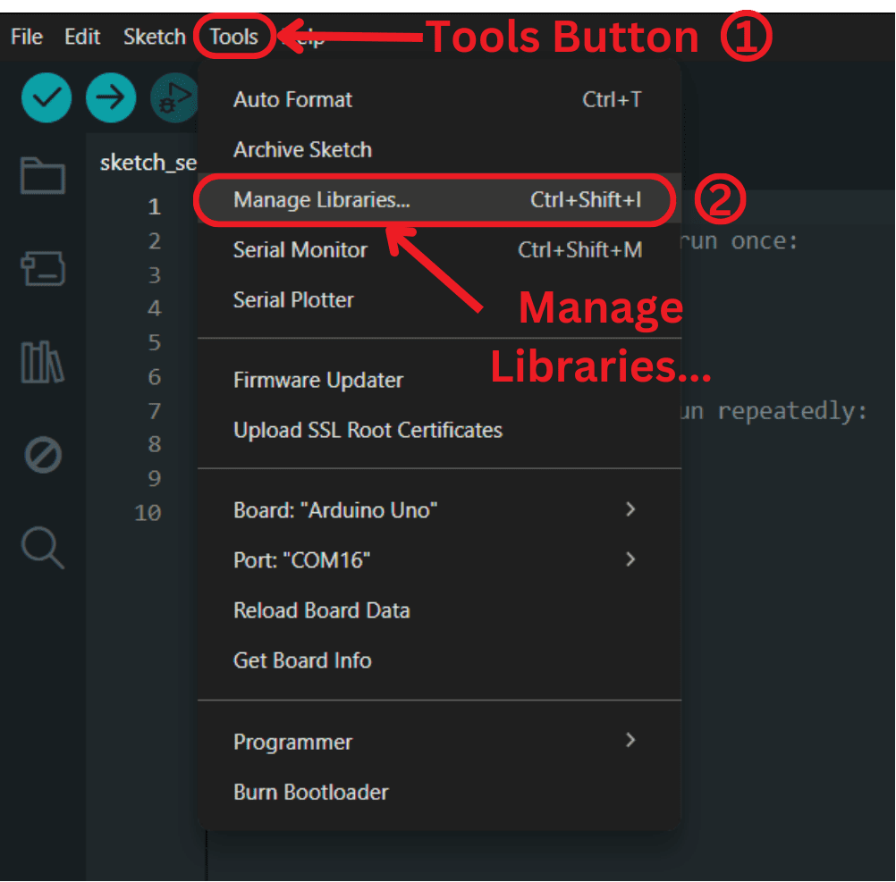 Installing Arduino Library