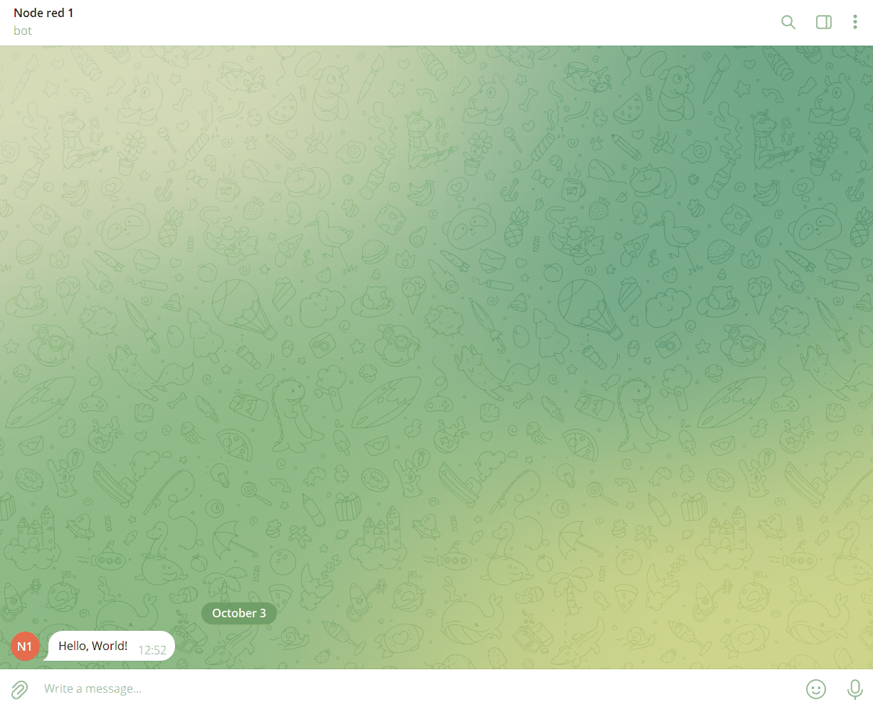 IRIV PiControl - How to request send data to your telegram on Node-RED