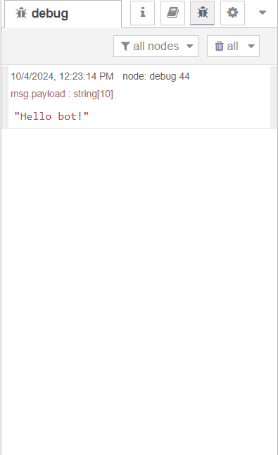 IRIV PiControl - How to request send data to your telegram on Node-RED