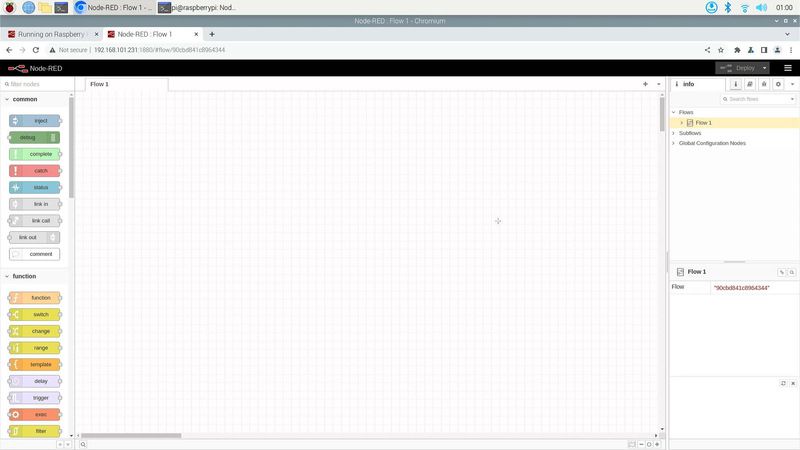 IRIV PiControl - Getting Started with Node-RED