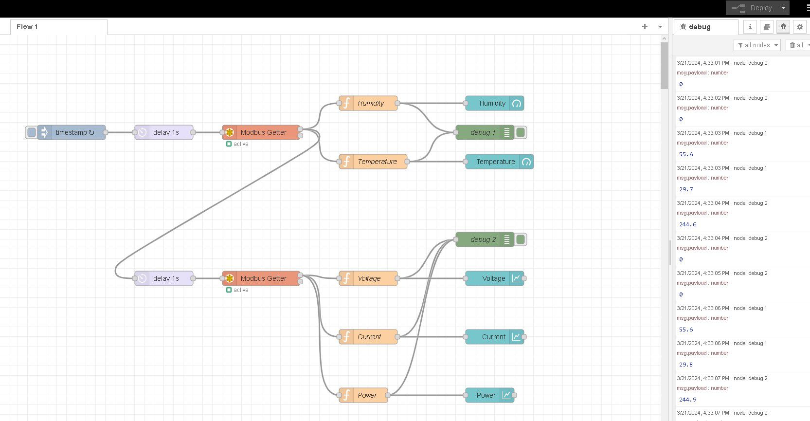 IRIV PiControl - Node-RED Modbus RTU - Multiple RS485 Sensors (Daisy ...