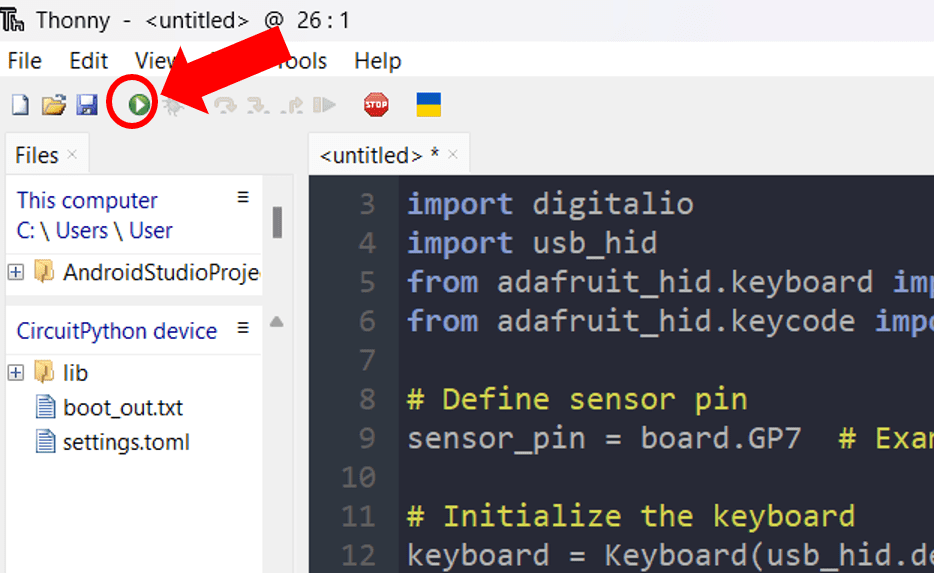 Play game using joystick on Maker UNO RP2040
