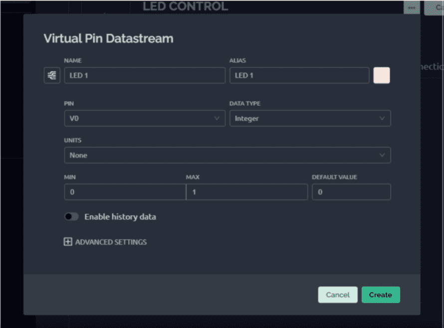 Project 4: Light Control using Blynk