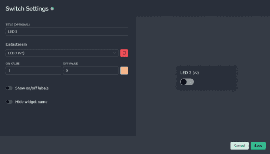 Project 4: Light Control using Blynk