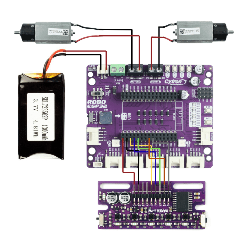 Line Following Robo Base