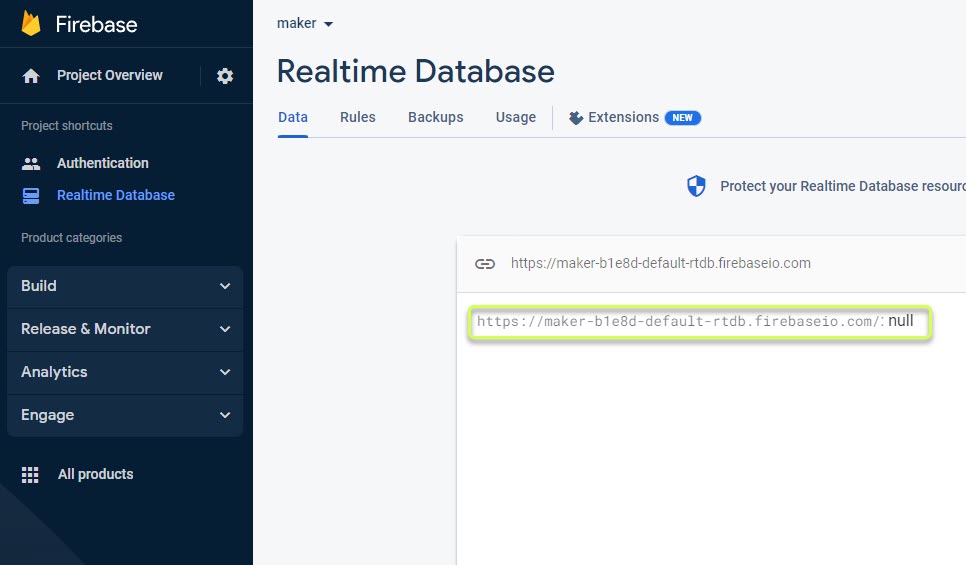 Maker Feather AIOT S3 Data Logging To Firebase