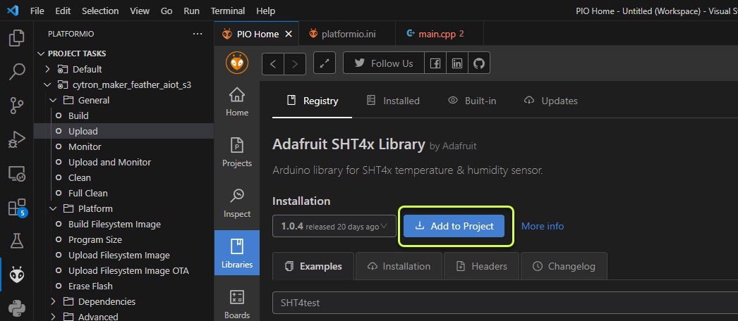 Maker Feather AIOT S3 Data Logging To Firebase