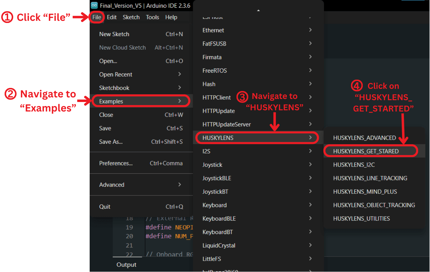 Installing Arduino Library