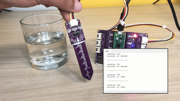 Monitor Your Plants with Maker Pi Pico and A Soil Moisture Sensor