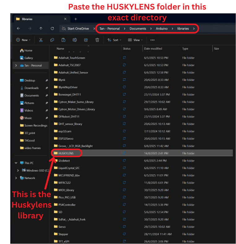 Installing Arduino Library 7765