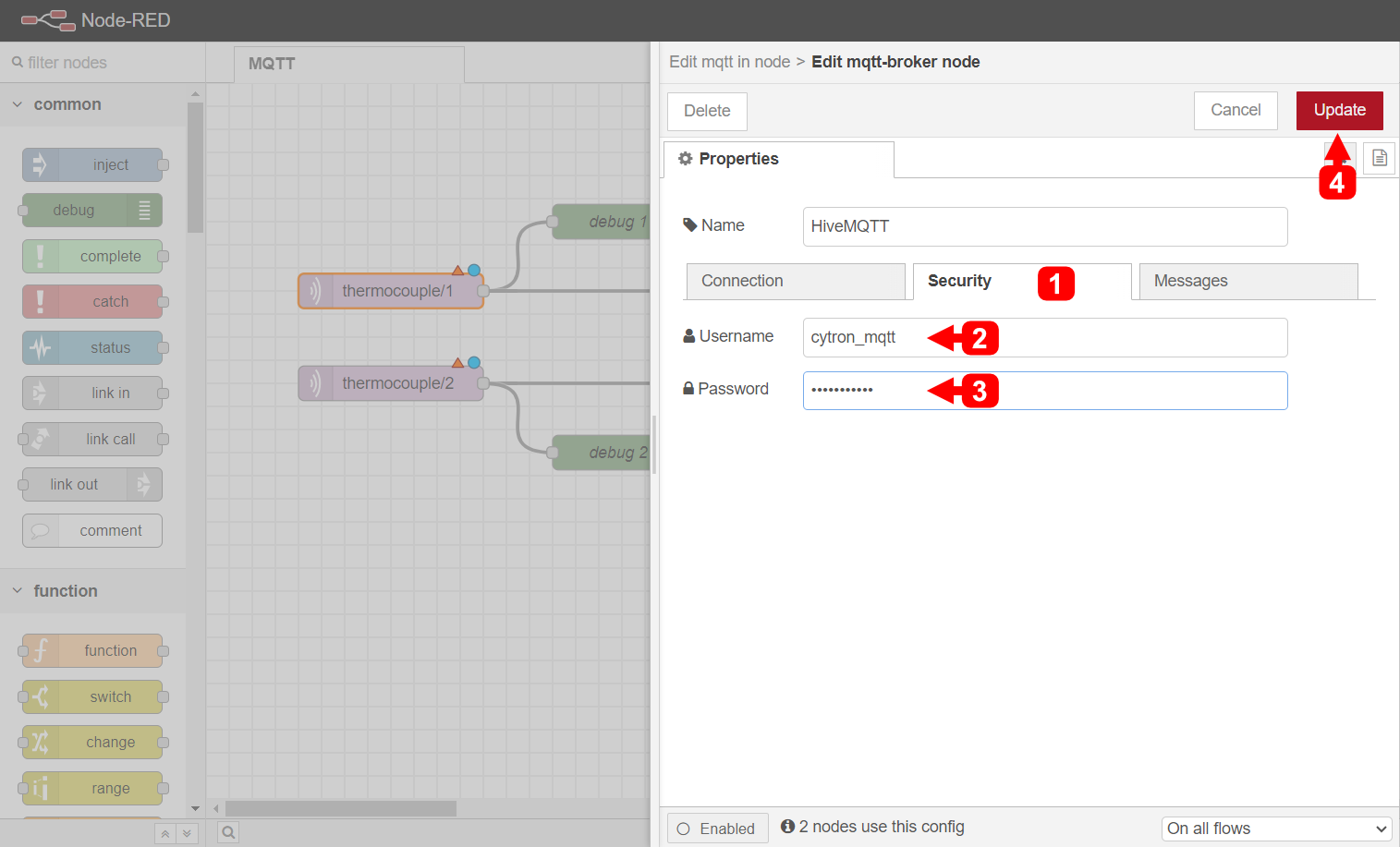 Node-RED on CM4 Maker Board: Displaying Thermocouple Sensor Data Node-RED on CM4 Maker Board: Displaying Thermocouple Sensor Data