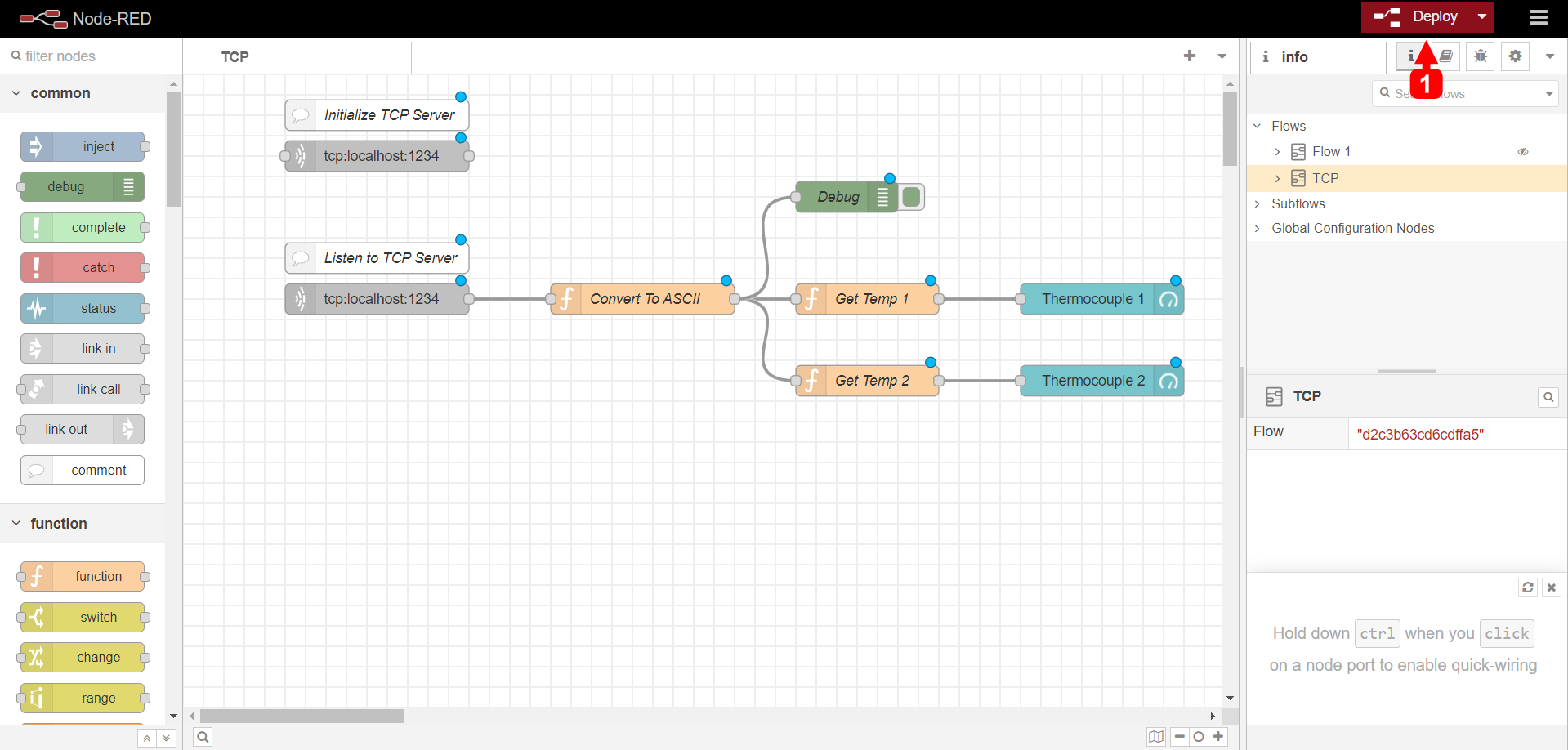 Node-RED on CM4 Maker Board: Displaying Thermocouple Sensor Data