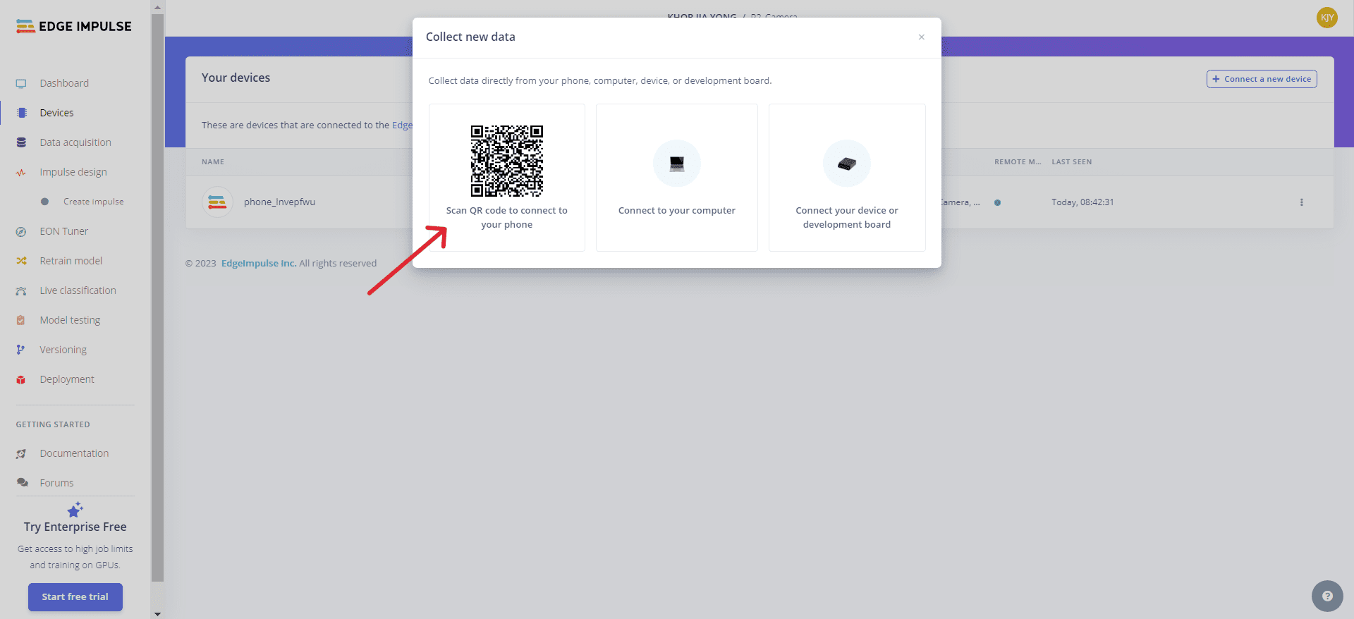 Object Detection with Edge Impulse Using Mobile Phone Object Detection with Edge Impulse Using Mobile Phone