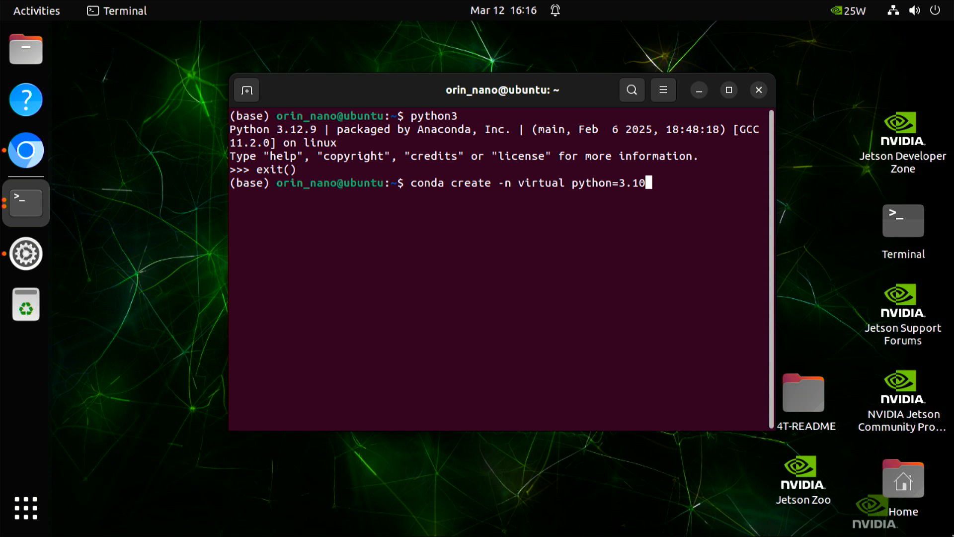 How to install conda on your Jetson Orin Nano Super