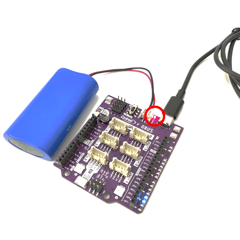 Power Up the Maker Uno RP2040