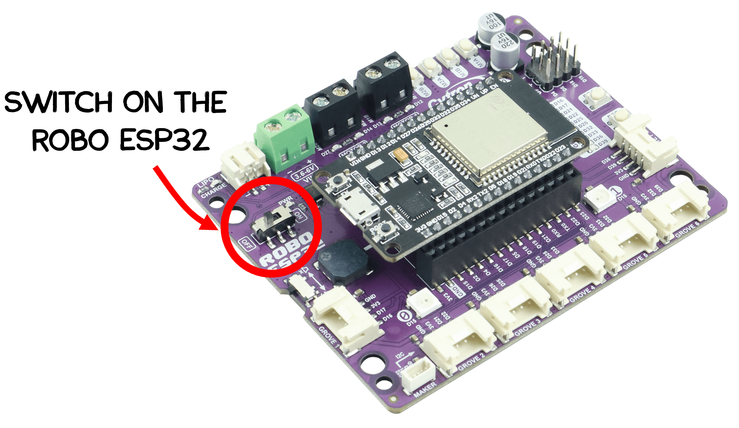 Power Up the Robo ESP32