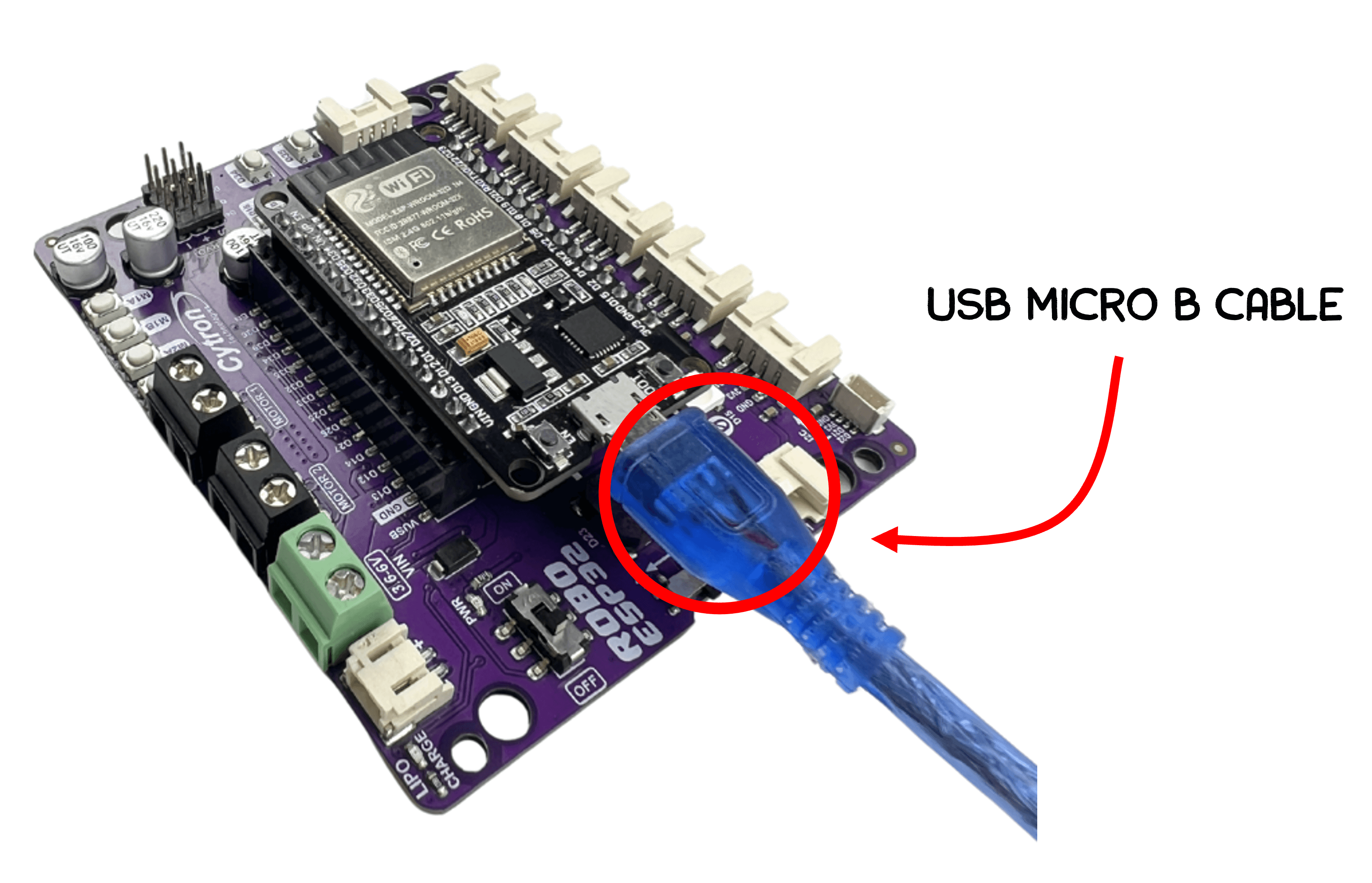 Power Up the Robo ESP32