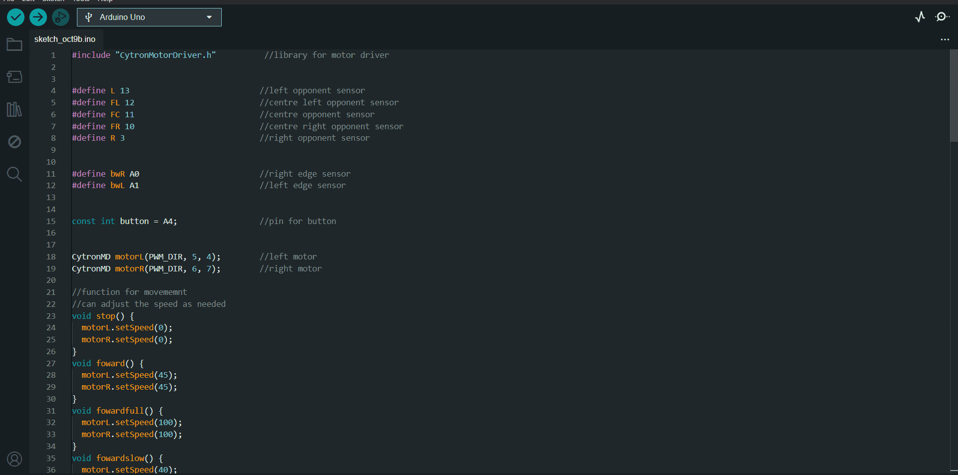 Let's Program our Autonomous 1KG Sumo Robot using URC10