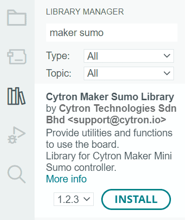 Programming on 1KG Autonomous Sumo Robot