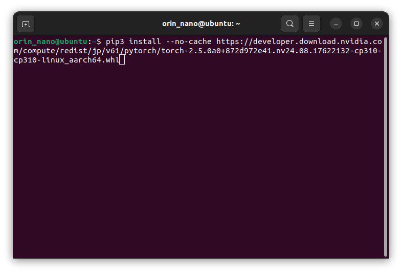 How to Install Pytorch enabled with CUDA on the Jetson Orin Nano Super