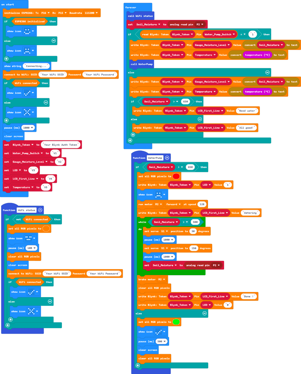 Rbt Automatic Plant Watering Iot Project Using Blynk Iot