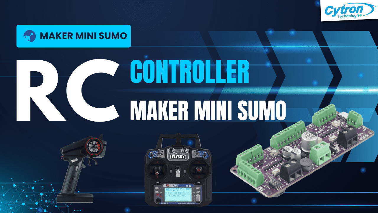 RC Sumo using Maker Mini Sumo Controller