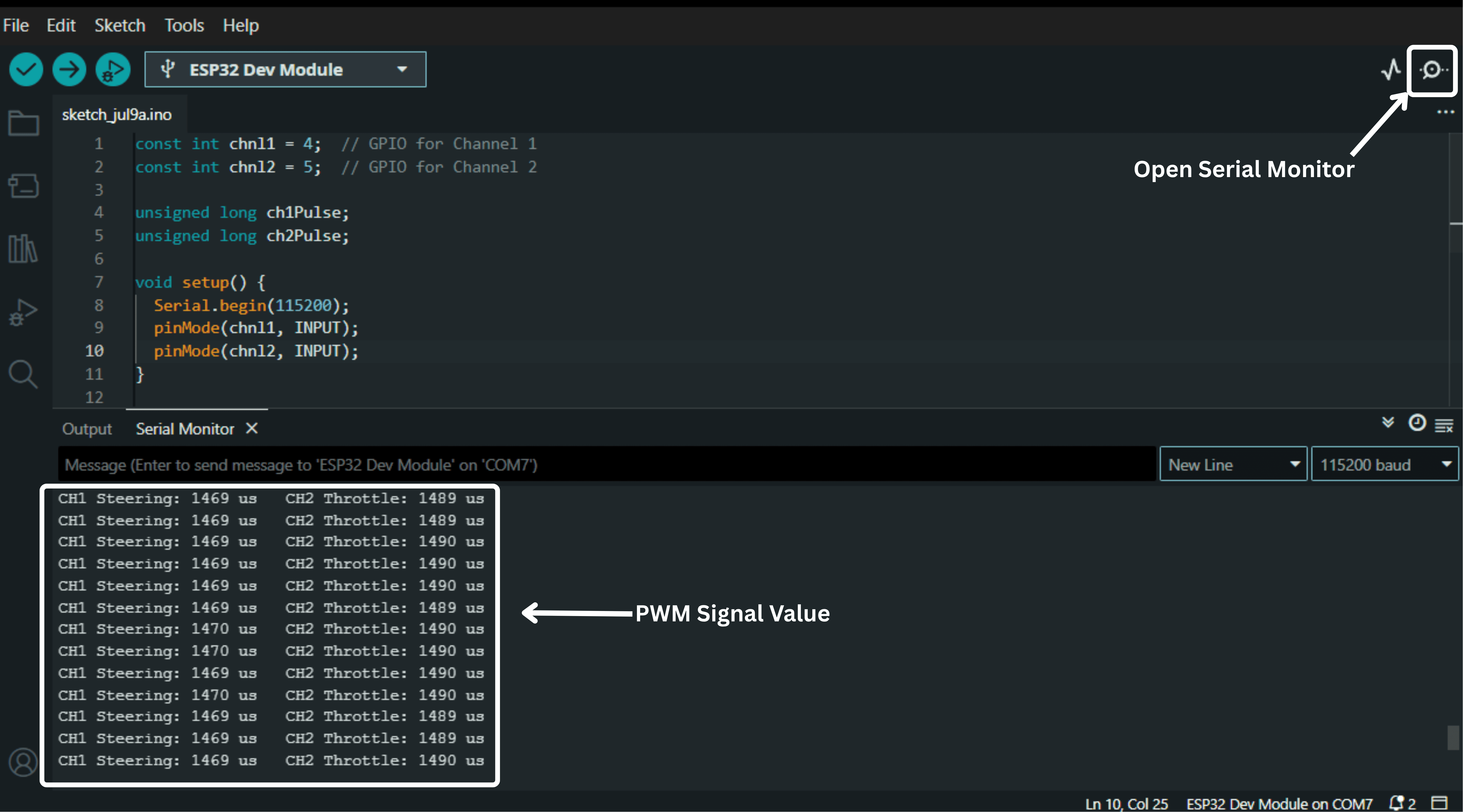 Remote Control (RC) Programming Mode