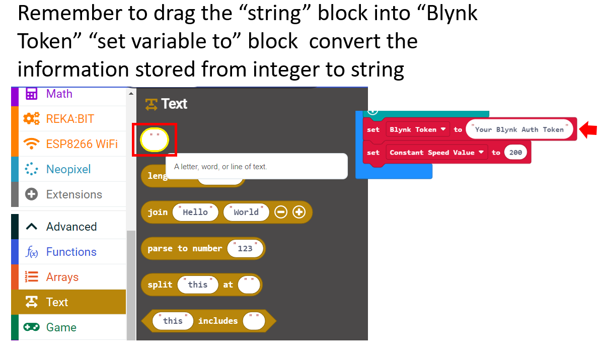 Remote Control ZOOM:BIT using Grove 8266 WiFi and Blynk