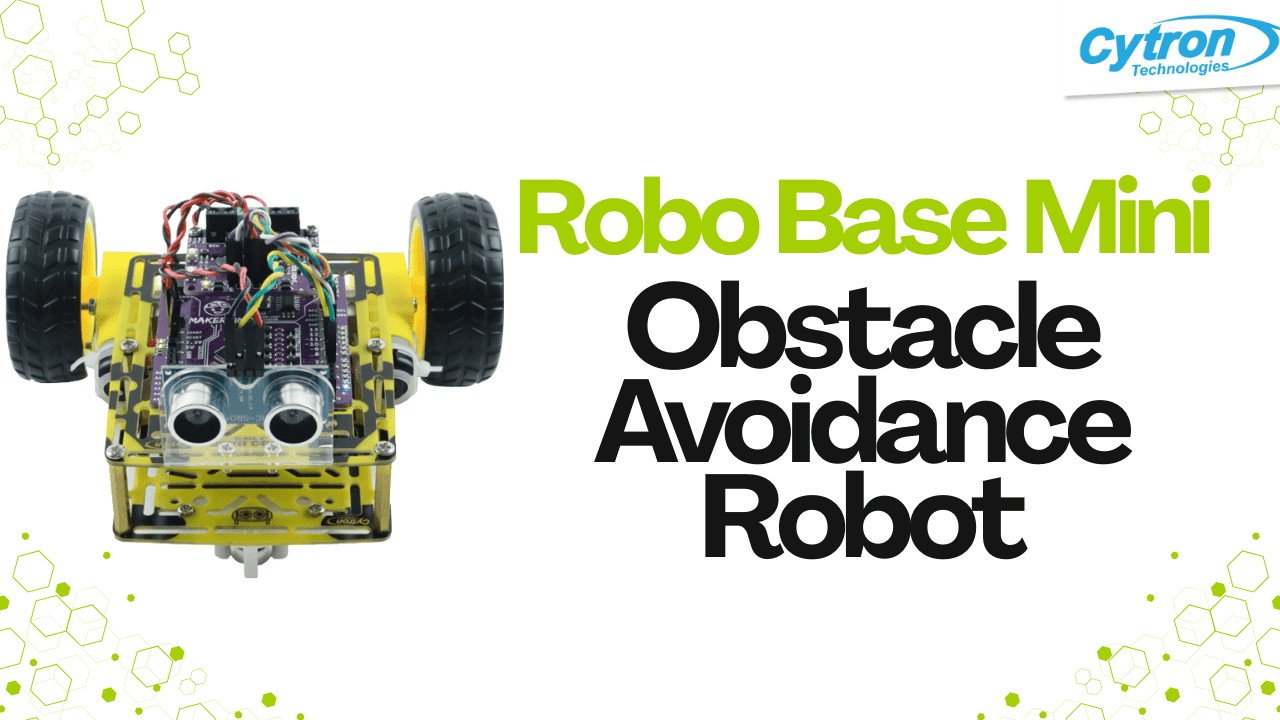 Robo Base Mini Obstacle Avoidance Robot with Maker UNO and Maker Drive
