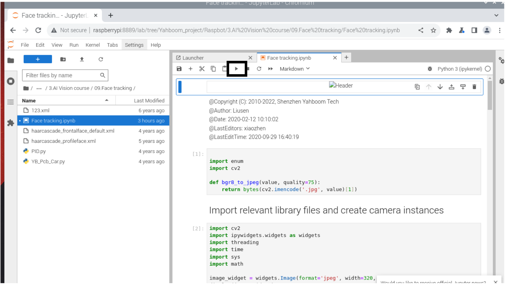 Program AI Vision On Raspbot