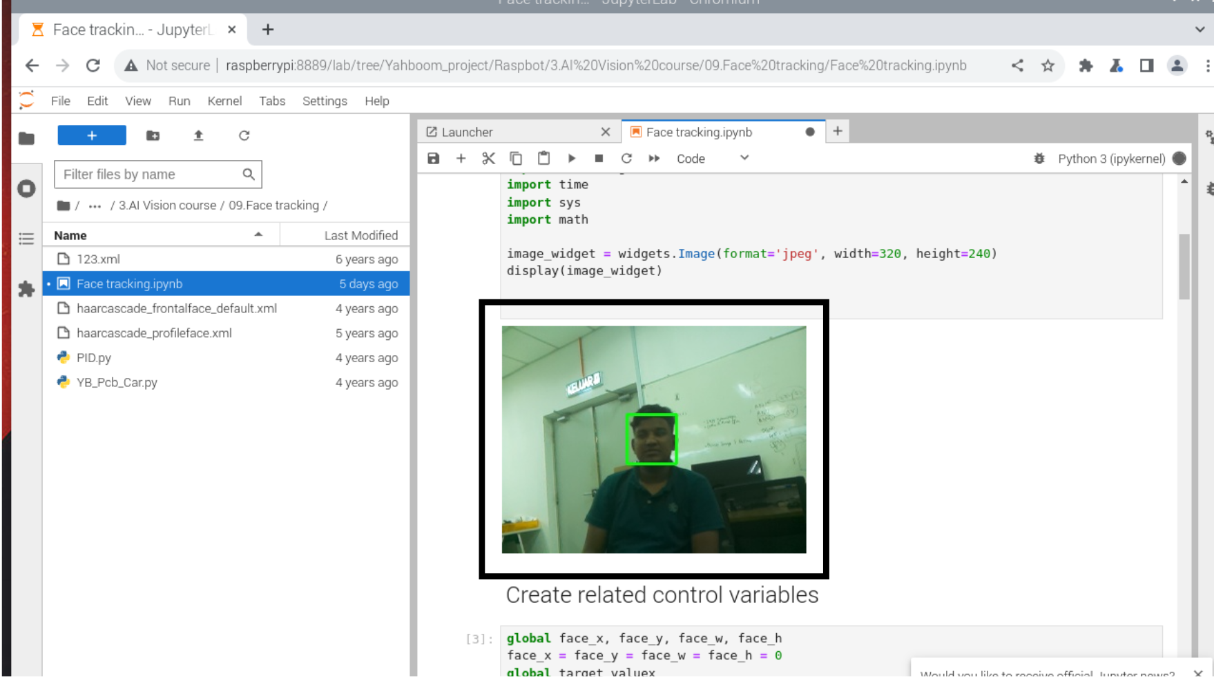 Program AI Vision On Raspbot