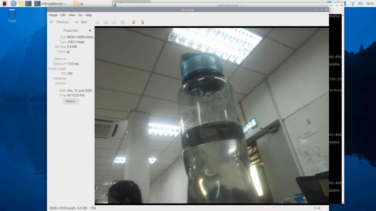 Getting Started With Arducam 64mp Hawkeye Autofocus Camera On Raspberry Pi 5