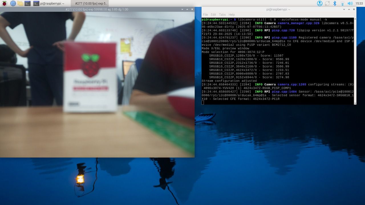 Getting Started With Arducam 64mp Hawkeye Autofocus Camera On Raspberry