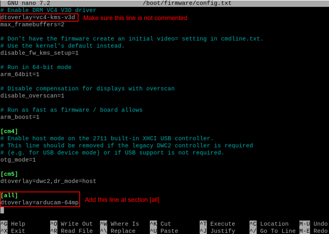 Getting Started With Arducam 64mp Hawkeye Autofocus Camera On Raspberry