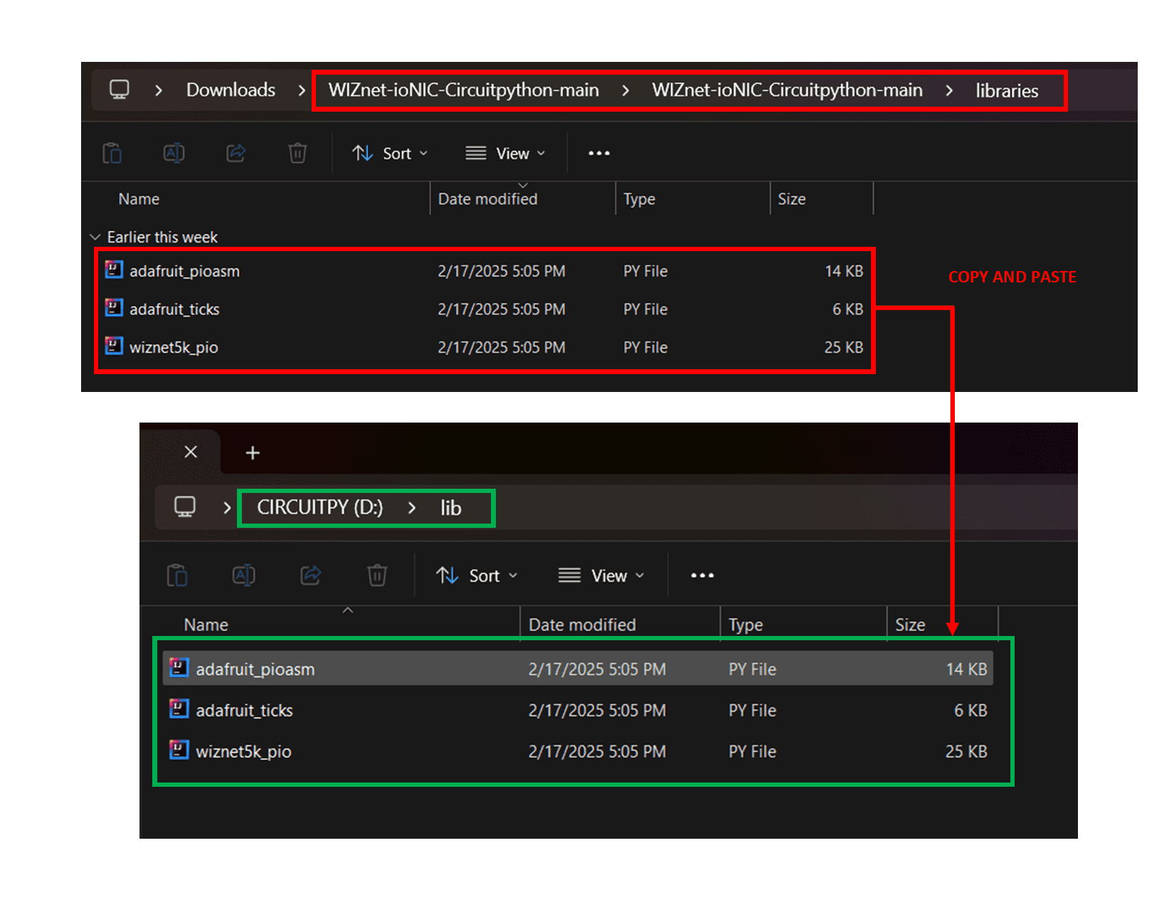 Simple IoT LED Control with W55RP20-EVB-Pico