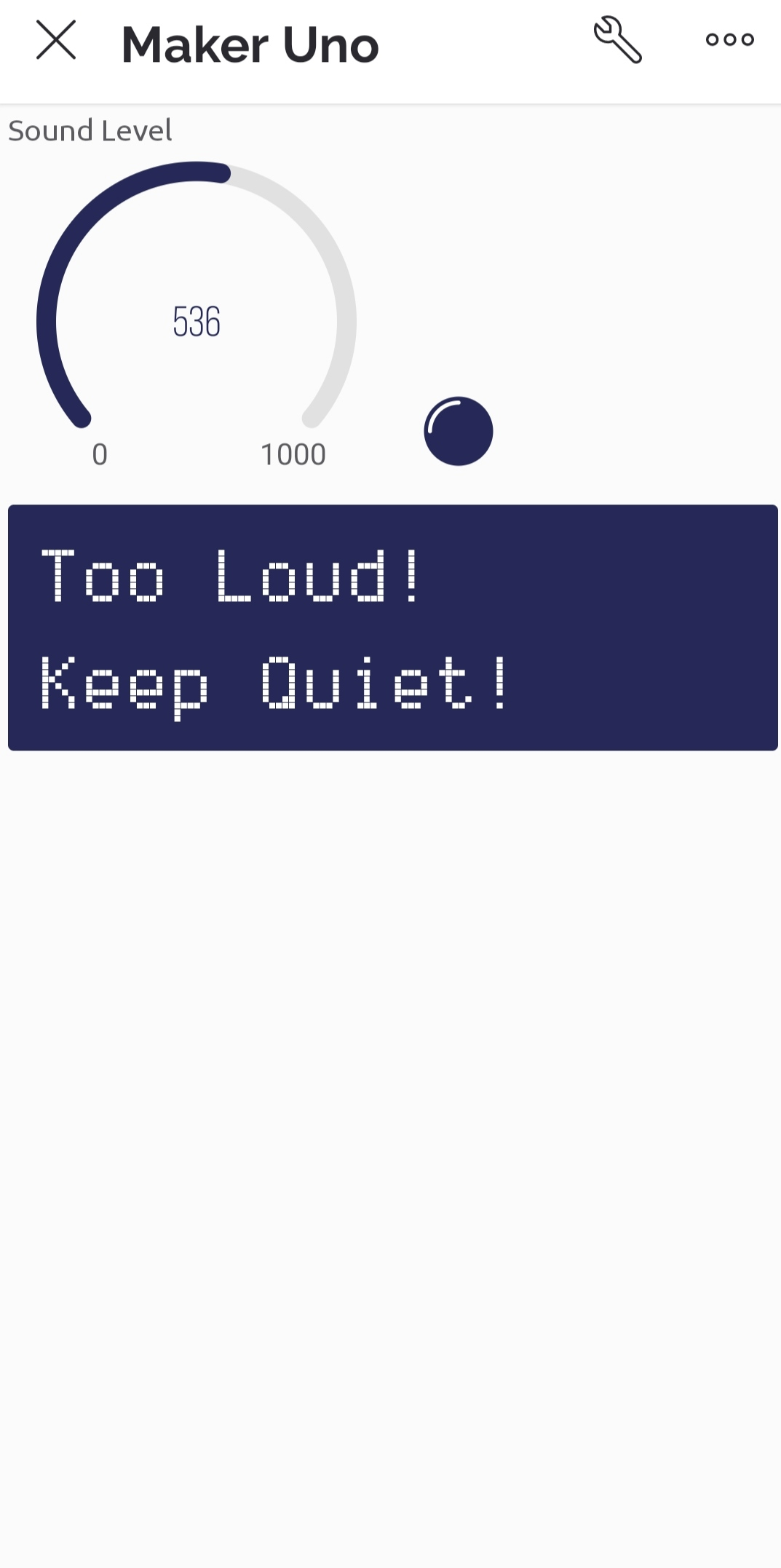 Sound Level Detector using Maker UNO paired with ESP8266 Grove WiFi on ...